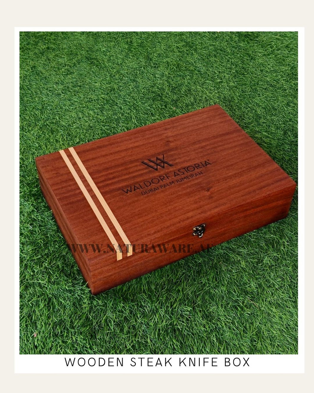 Custom Wooden Steak Knife Box | Dubai, UAE – Naturaware- Your Eco ...